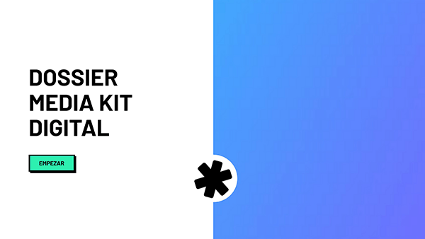 Dossier media kit digital | Plantillas de Genially
